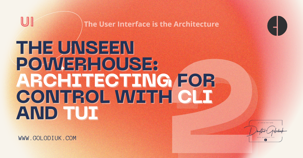 Dmytro Golodiuk | The Unseen Powerhouse: Architecting for Control with ...